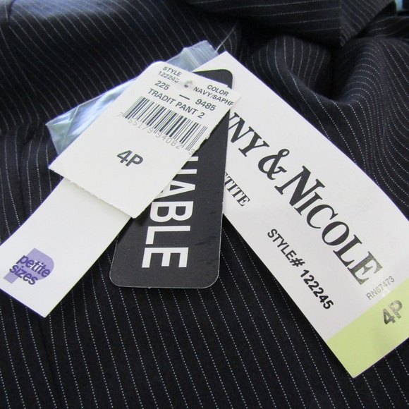 Danny & Nicole | Jackets & Coats | Nwt Danny Nicole Navy Short Sleeve ...